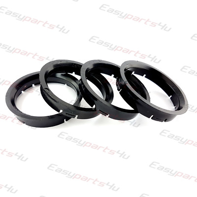 4x spigot rings 65,0 mm - 57,0 mm Conversion for alloy wheels | eBay