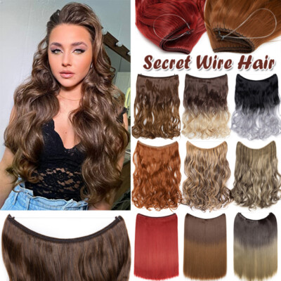 Real as Human Secret Wire Hair Extension Invisible Nano Ring Head Band ...