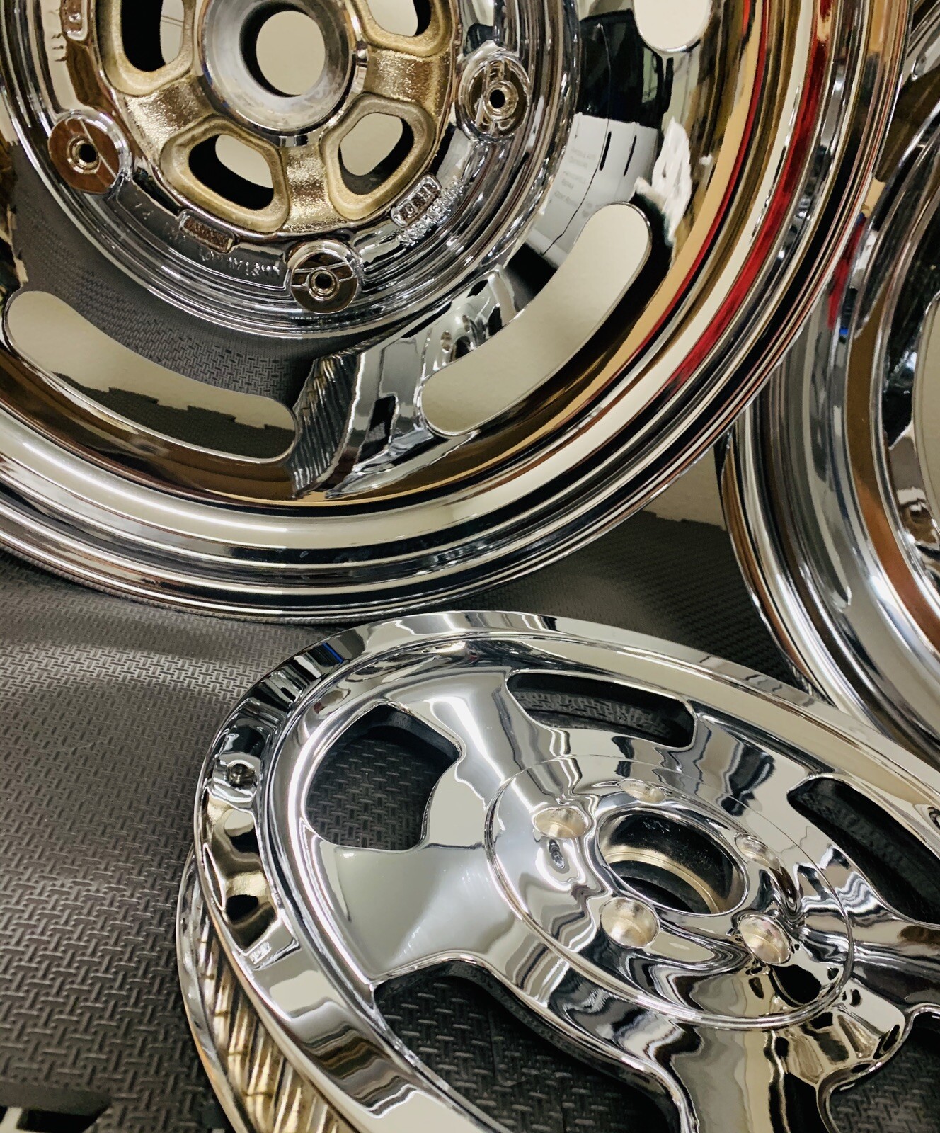 Harley Chrome Slotted Wheels 2007-17 Night Rod Special VROD VRSCDX Rims ...