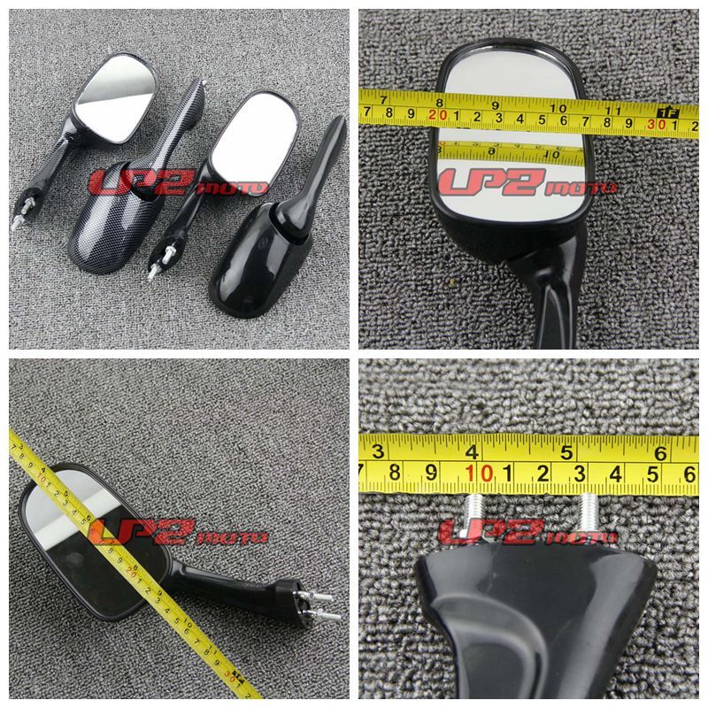 Rearview Side Mirrors For Honda CBR250 MC19 MC22 88-96 CBR400 NC23 NC29 ...