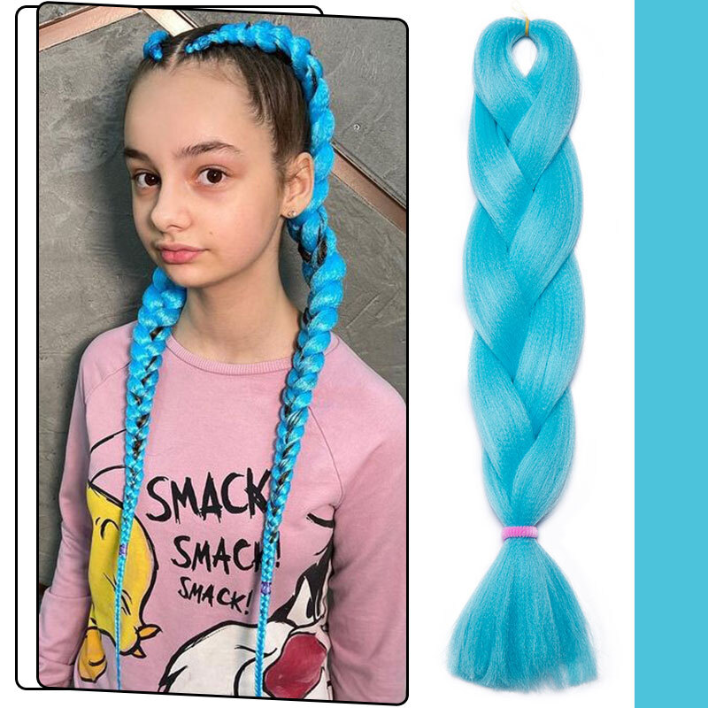 Mega Thick Box Braid Long Jumbo Braiding Hair Extension As Human Real ...