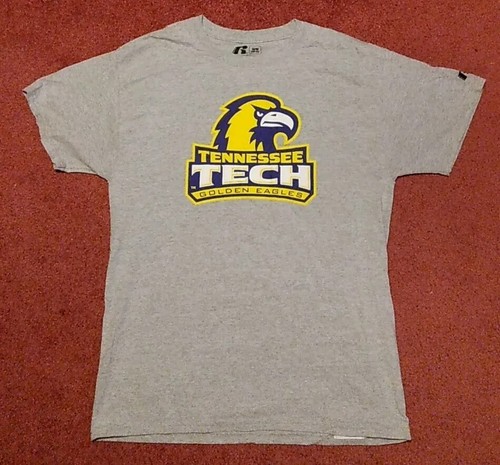 TENNESSEE TECH GOLDEN EAGLES RUSSELL MENS SIZE MEDIUM 38/40 GRAY T ...