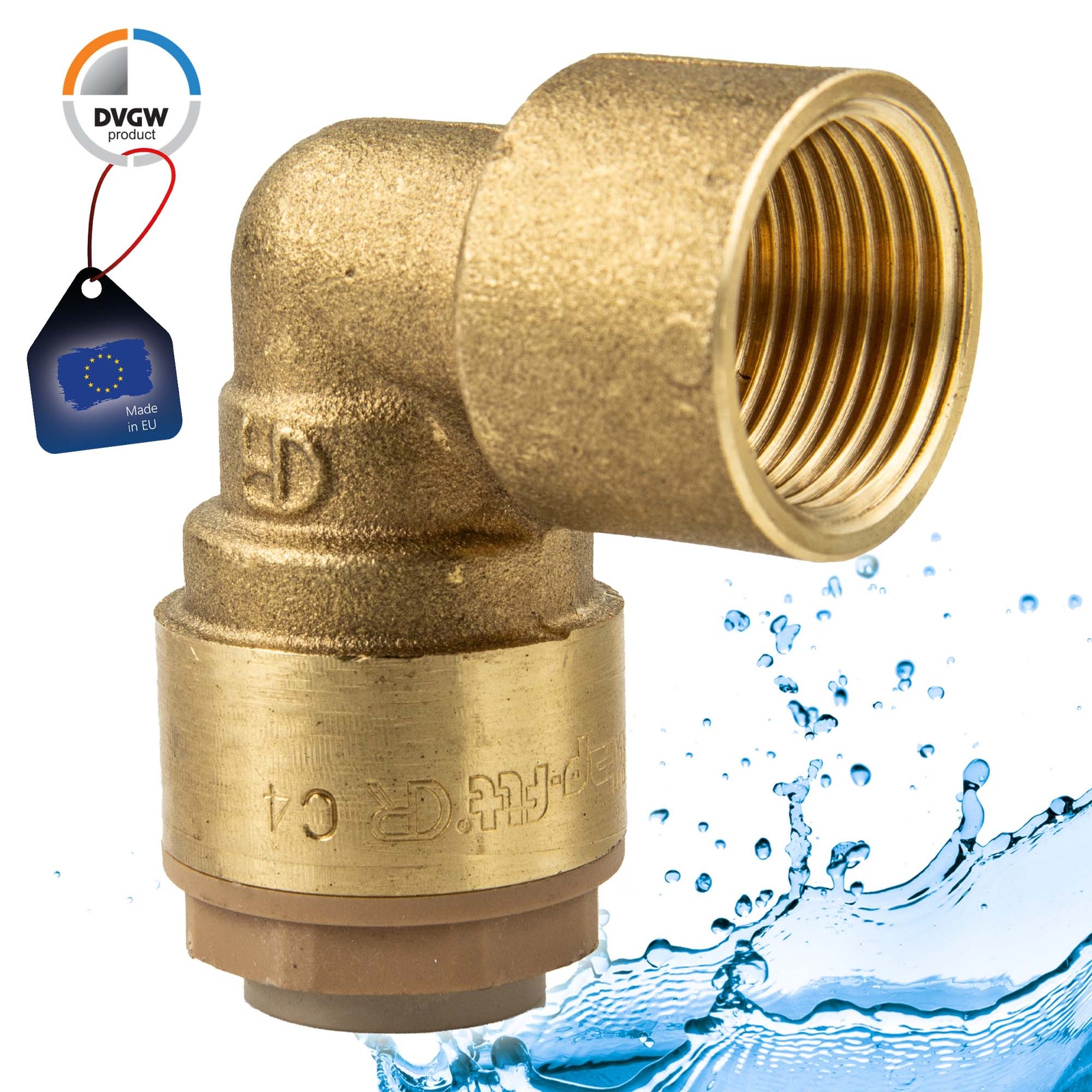 ITAP-FIT Messing-Steckverbinder Winkel für Cu-Rohr x Innengewinde - DVGW zugelas | eBay