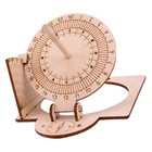 Equatorial Sundial DIY Wooden Building Kit Educational Toys Durable ...