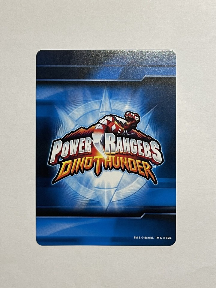 Power Rangers Dino Thunder Trading Card - Brachio Staff WP05 ...
