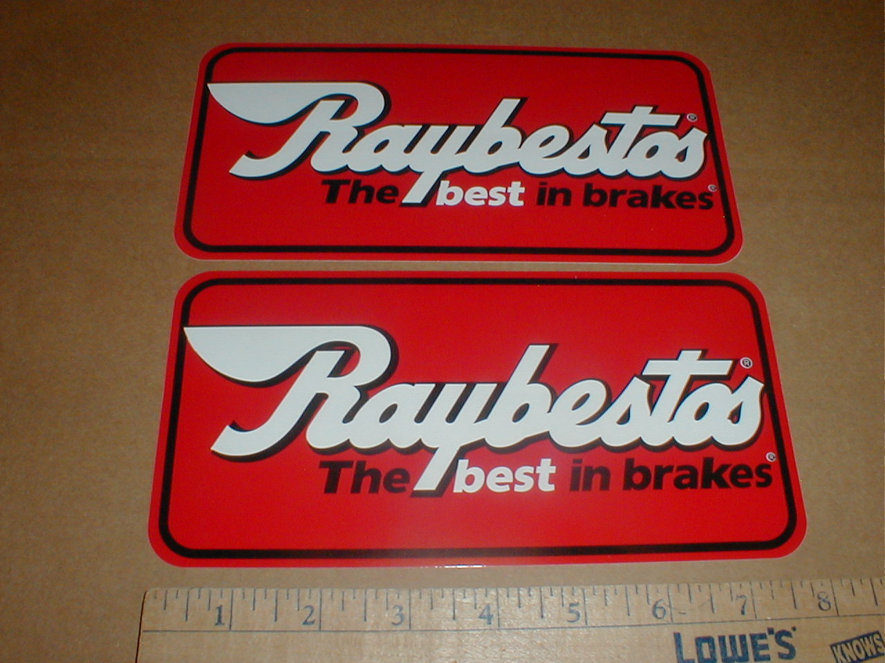 Raybestos Best in Brakes New Nascar contingency Drag racing decal ...