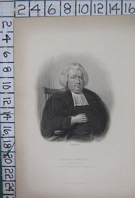 c1850 ANTIQUE PRINT ~ GEORGE LAWRIE ~ MINISTER OF LOUNDOUN | eBay Australia