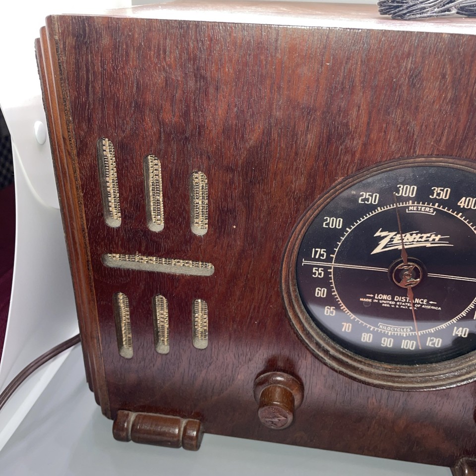Zenith Dial Model 5-R-216 Long Distance AM Tube Radio CA 1937 This ...
