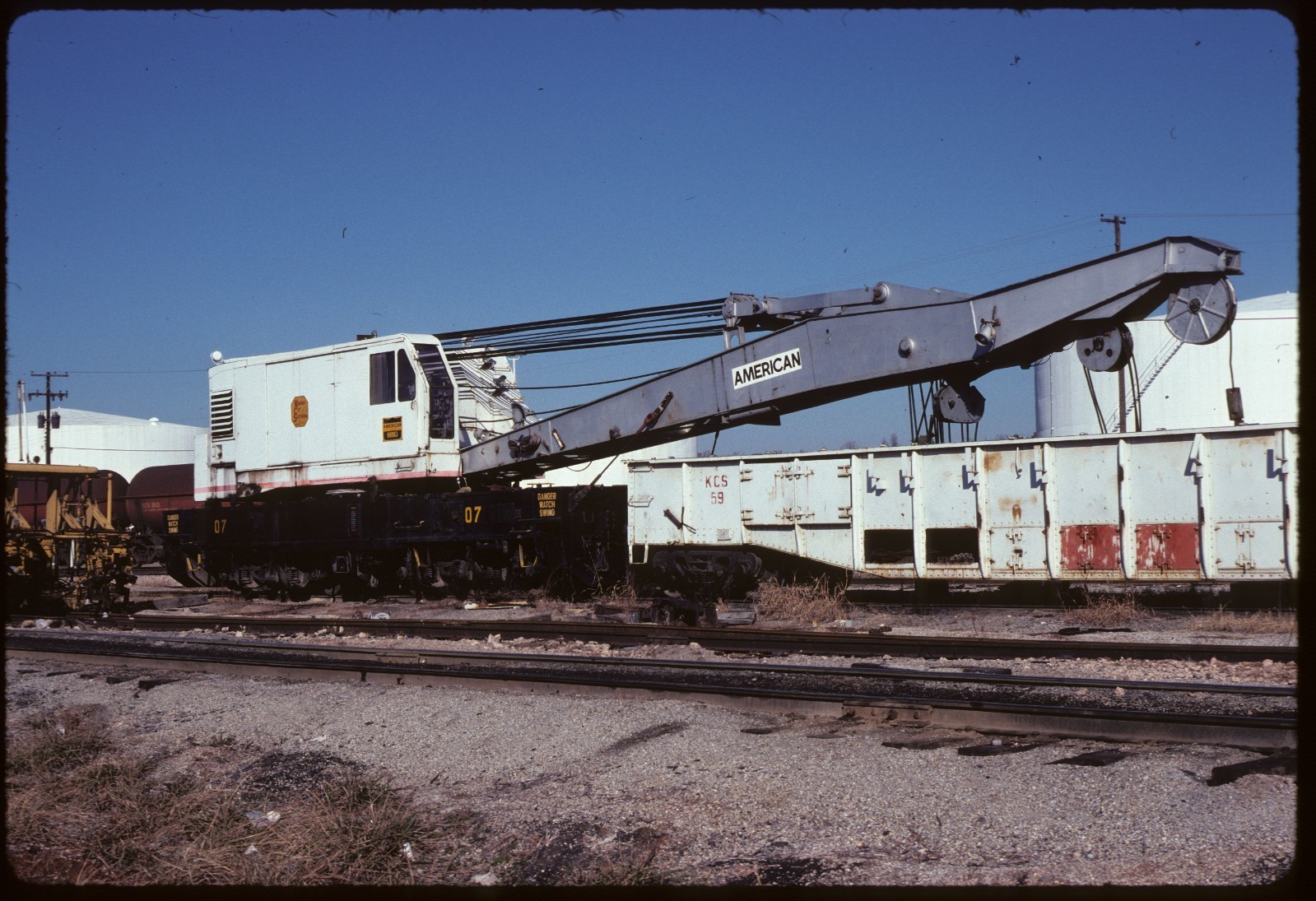 BH.BI02.B27.KCS32 Original Slide KCS 250-Ton Crane #07 at Shreveport ...