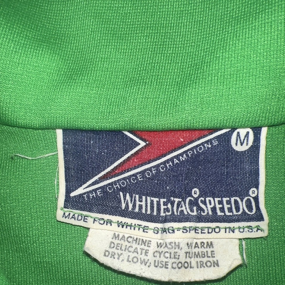 vtg 50s WHITE STAG SPEEDO track jacket cafe racer JAPAN MADE racing ...
