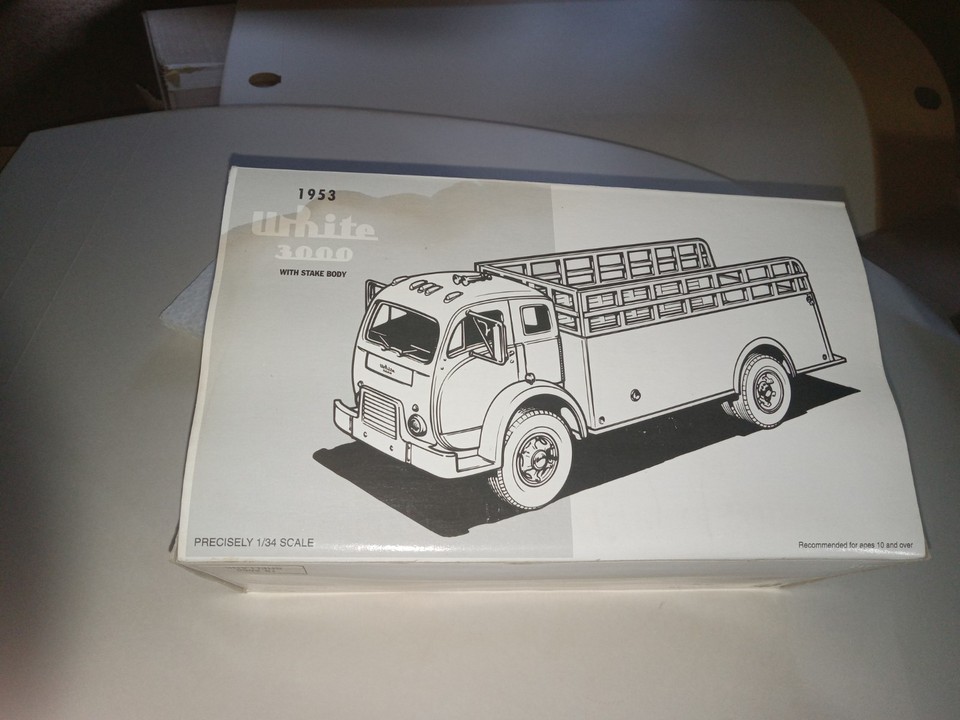 1997 First Gear 1953 White 3000 Stake Body Shellane Bottle GAS Ramos ...
