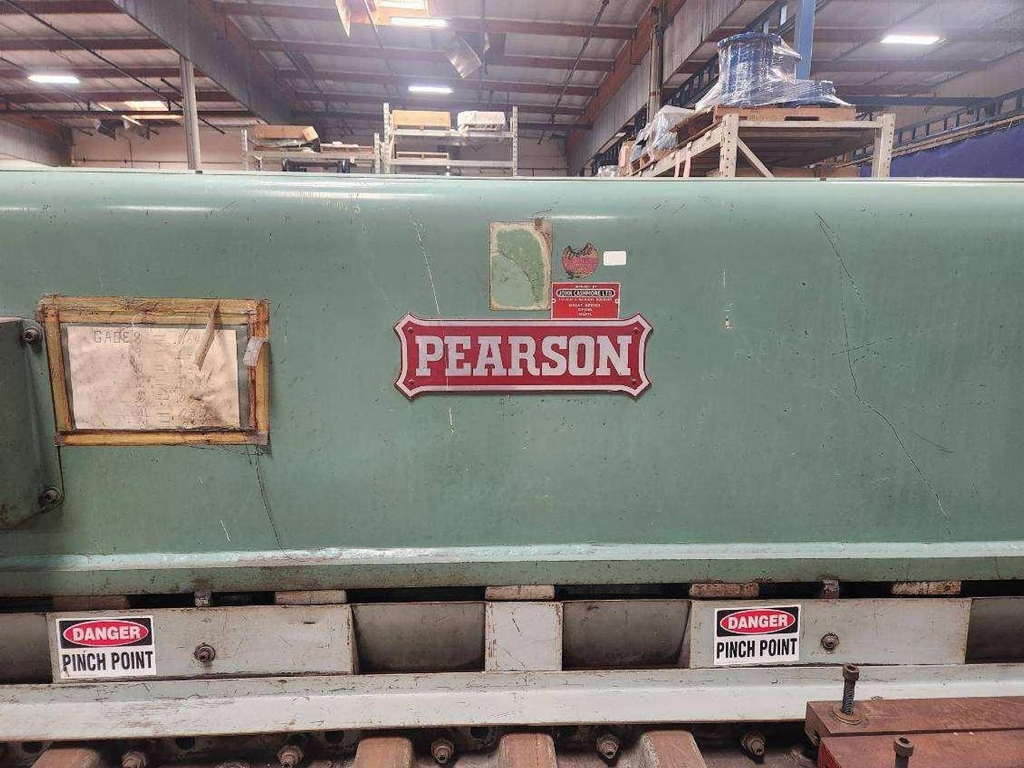 Pearson 10'/.25MS Hydraulic Power Squaring Shear 10' x 1/4" #6934 #2 | eBay