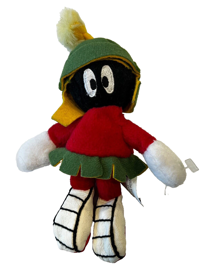 1997 TYCO GUY SMILEY SESAME STREET w/LOONEY TUNES TAZ-MARTIAN (4) LOT ...