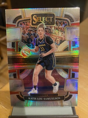 Katie Lou Samuelson 2024 Select Concourse Silver Refractor Fever WNBA ...
