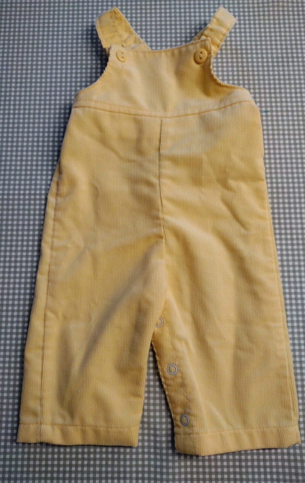 Vintage Bib Overalls Corduroy Yellow Healthtex 6 Mont… - Gem