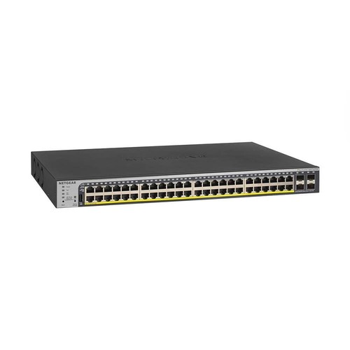 Netgear 48-Port Gigabit PoE+ Smart Switch with 4 SFP Ports [GS752TPP ...