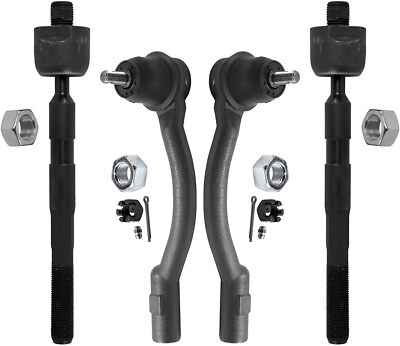 Front Inner Outer Tie Rods for 2012 - 2014 2015 2016 2017 Hyundai ...