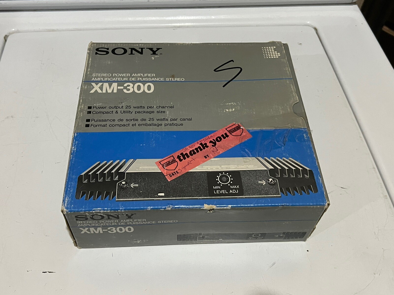 Sony XM-300 50w Power Amplifier Old School! Japan Vintage W/ Box | eBay