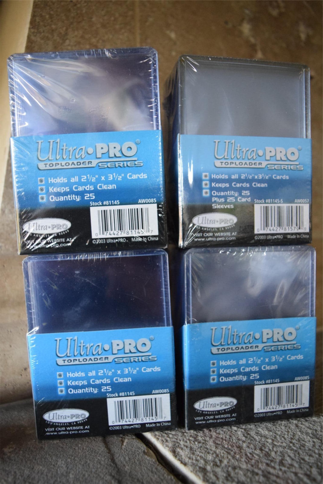 (4) Ultra PRO Toploader Series 3"x4" Premium TOPLOADER Baseball CLEAR ...