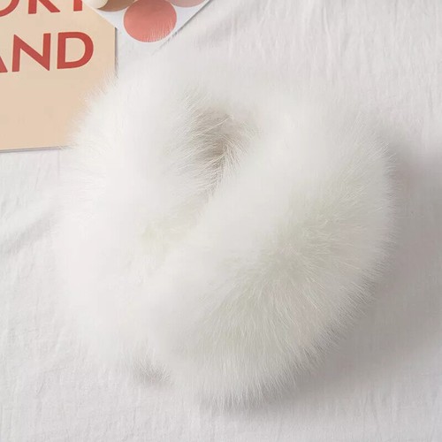 Women's Real Fox Fur Scarf Winter Scarves Collar Warm Wrap Stole W ...