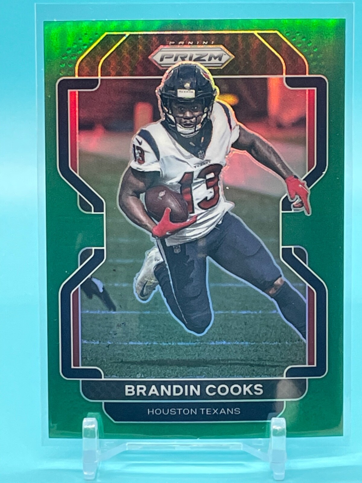 brandon cooks green panini prizm card no. 32 Houston Texans | eBay