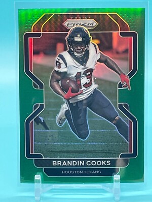 brandon cooks green panini prizm card no. 32 Houston Texans | eBay