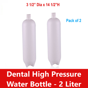 2 X 2L Self Contained Dental High Pressure Water Bottle System Large ...