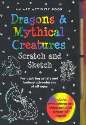 Dragons and Mythical Creatures Scratch and Sketch: An Art Activity Book ...