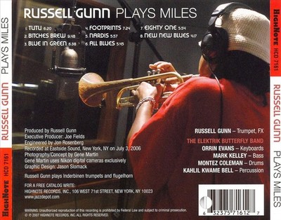 RUSSELL GUNN RUSSELL GUNN PLAYS MILES NEW CD 632375716127| eBay