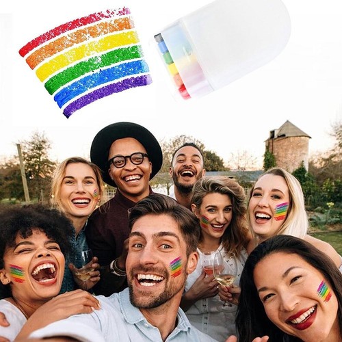 Pride Make Up Stick Rainbow LGBT Flag Gay Body Face BEST Festival Paint ...