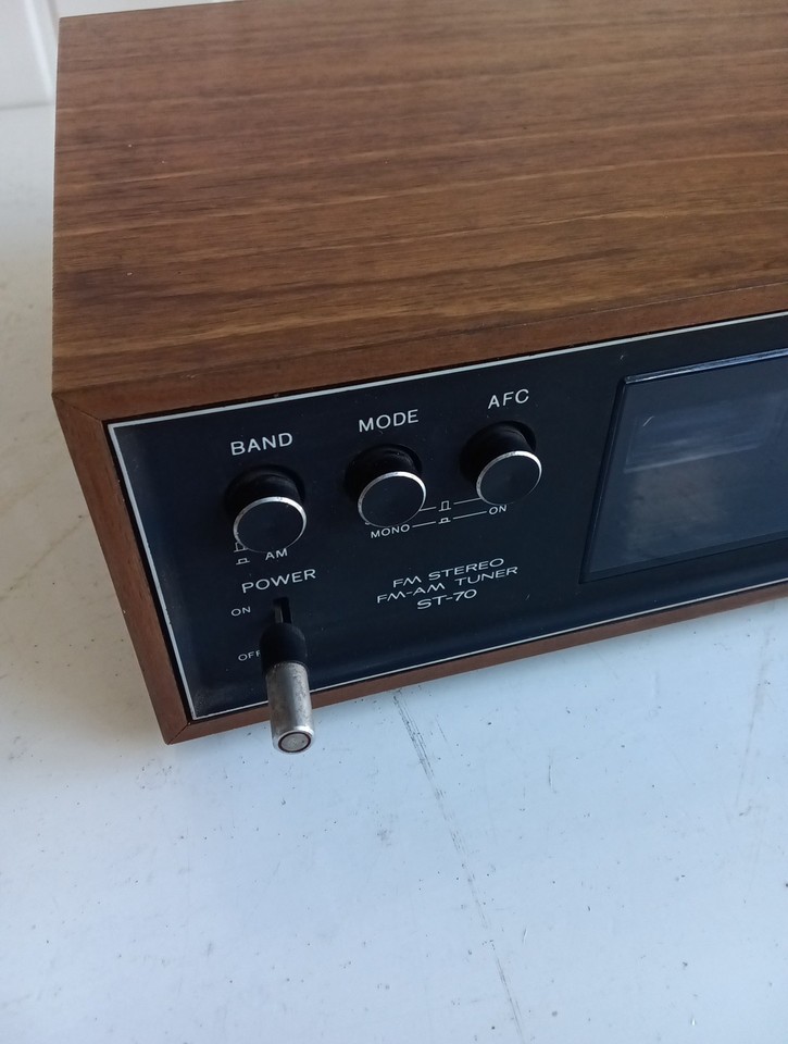 Sony ST-70 FM AM Stereo Tuner Vintage CH | eBay UK