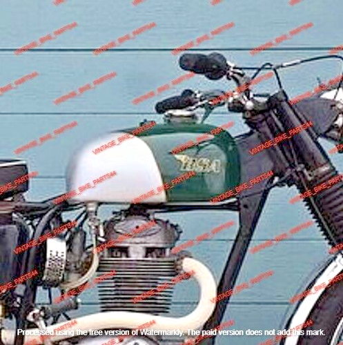 BSA B25 B40 B44 C15 Victor Enduro Trials Scrambler Aluminum Green Gas ...