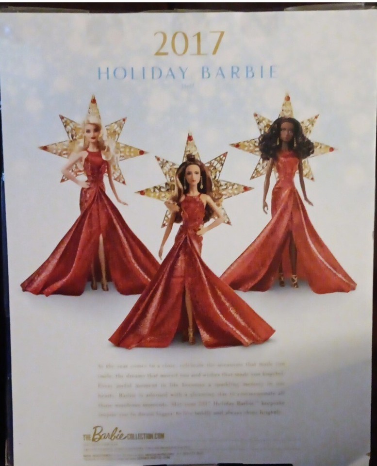 2017 Holiday Barbie Mattel DYX41 Fashion Doll | eBay