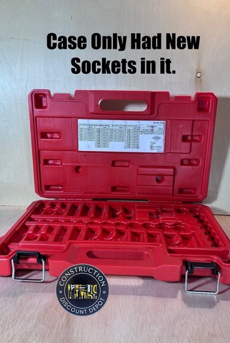 Milwaukee 49-66-7009 3/8" Impact Socket Set SAE Metric 43pc | 49667009 ...