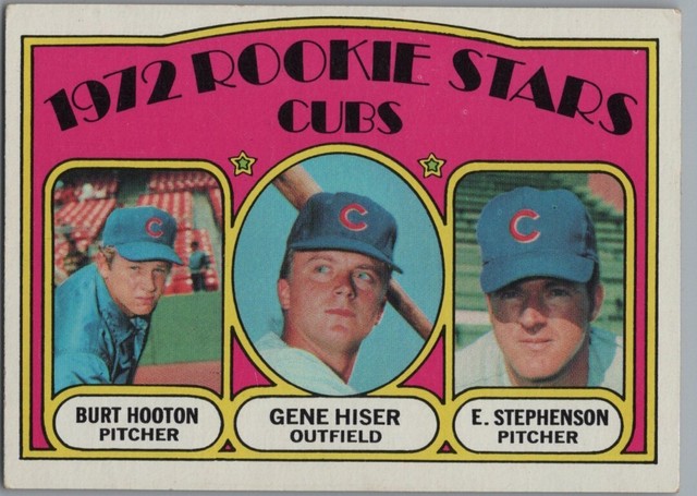 1972 Topps - 1972 Rookie Stars #61 Burt Hooton, Gene Hiser, Earl ...