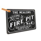 Personalized Welcome To The Fire Pit Sign Backyard Patio Decor Gift ...