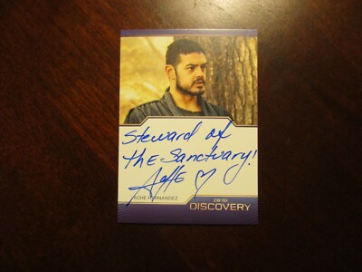 Star Trek Discovery Season 4: Ache Hernandez Inscription Autograph ...