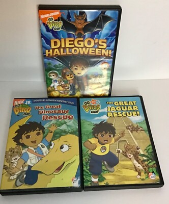 DVD BUNDLE SET THE GREAT JAGUA RESCUES! THE GREAT DINOSAU RESCUE DIEGO ...
