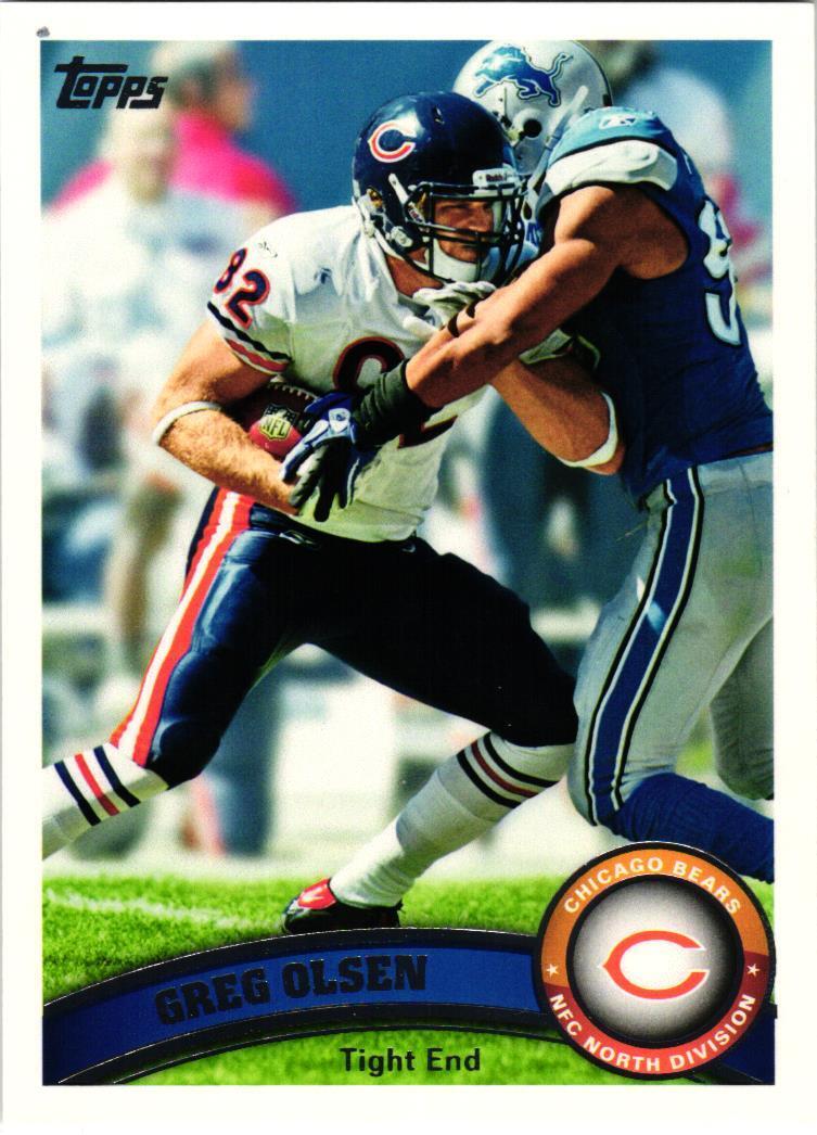 2011 Topps 291 Greg Olsen Chicago Bears | eBay