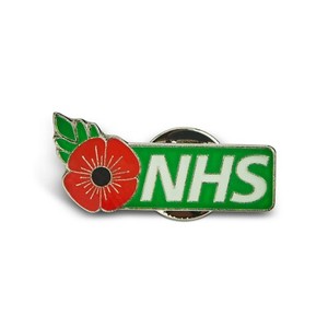 NHS PIN BADGE Flower - NHS, NURSE, DOCTOR, PORTER, CARER. PHYSIO, OT ...