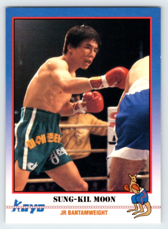 SUNG-KIL MOON JR. BANTAMWEIGHT BOXER Kayo Boxing Trading Card 1991 B176 ...