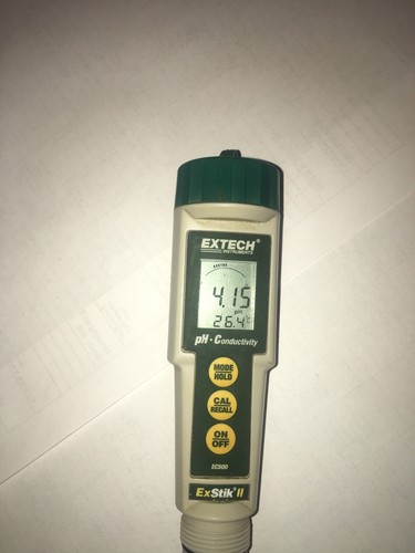 Extech EC500 Exstick II pH/Conductivity/TDS/Temperature Meter NO ...