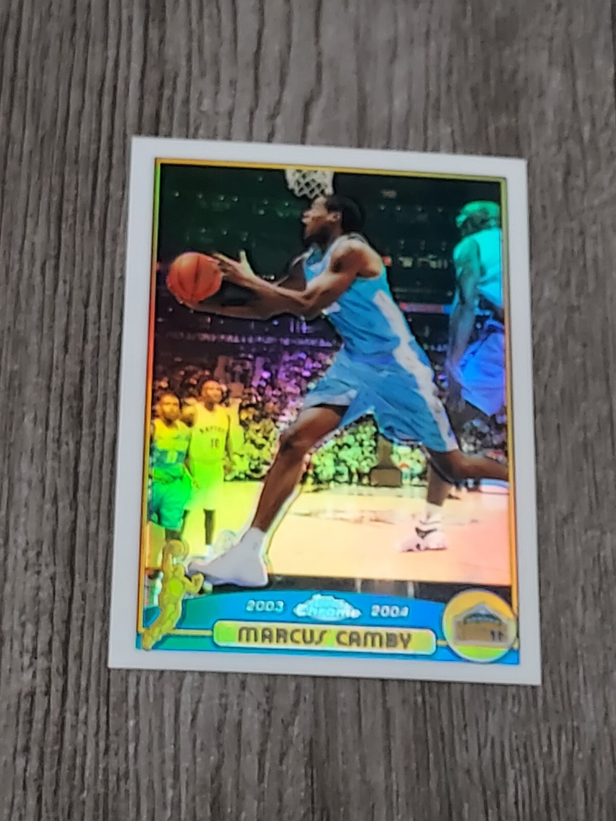 MARCUS CAMBY 2003/04 TOPPS CHROME REFRACTOR CARD 53.NUGGETS. | eBay