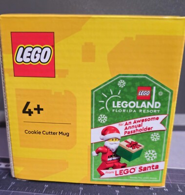 2024 LegoLand Annual Passholder Exclusive Cookie Cutter Mug In Teal. | eBay