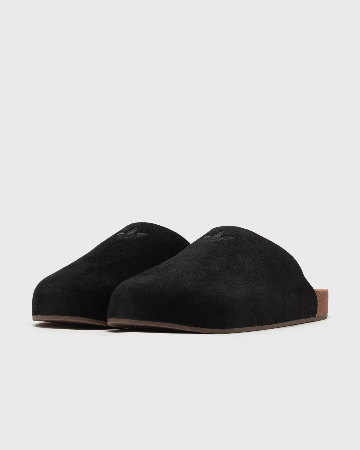 adidas Originals Adimule Black Abrasion Slippers Classic Men Suede Mule ...