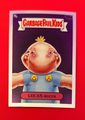 Lucas Mucus ~ 2022 Topps Garbage Pail Kids GPK Chrome ~ Refractor #195a ...