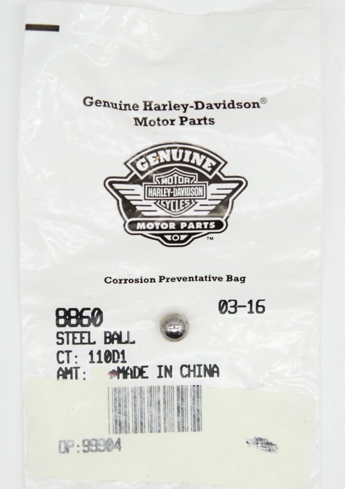 Harley-Davidson Steel Ball Part Number - 8860 | eBay