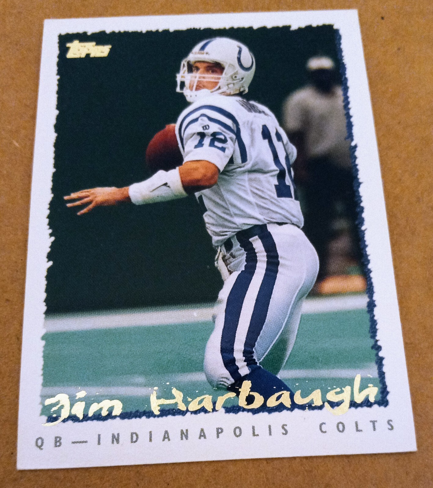 1995 Topps JIM HARBAUGH INDIANAPOLIS COLTS Football Card #143 | eBay