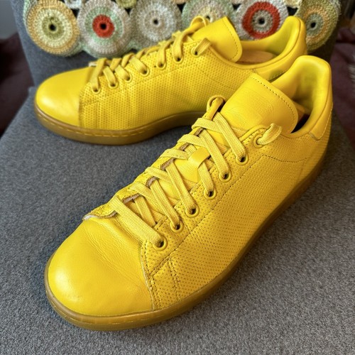 Adidas Originals Stan Smith Adicolor Yellow Trainers UK9 EU43 S80247 | eBay