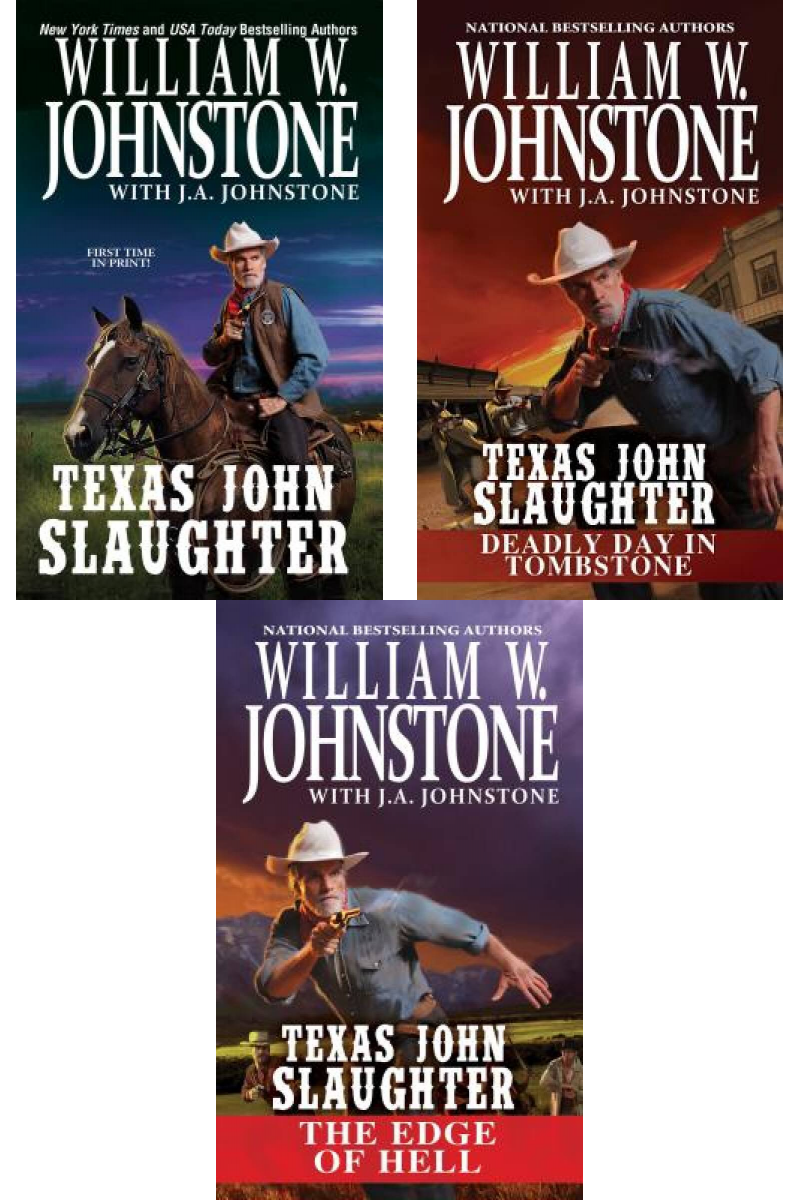 Texas John Slaughter Series All 3 Books in Mass Market Paperback ...